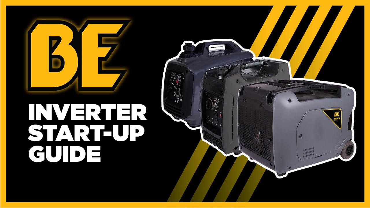 How to start a BE Power Equipment Inverter Generator - YouTube