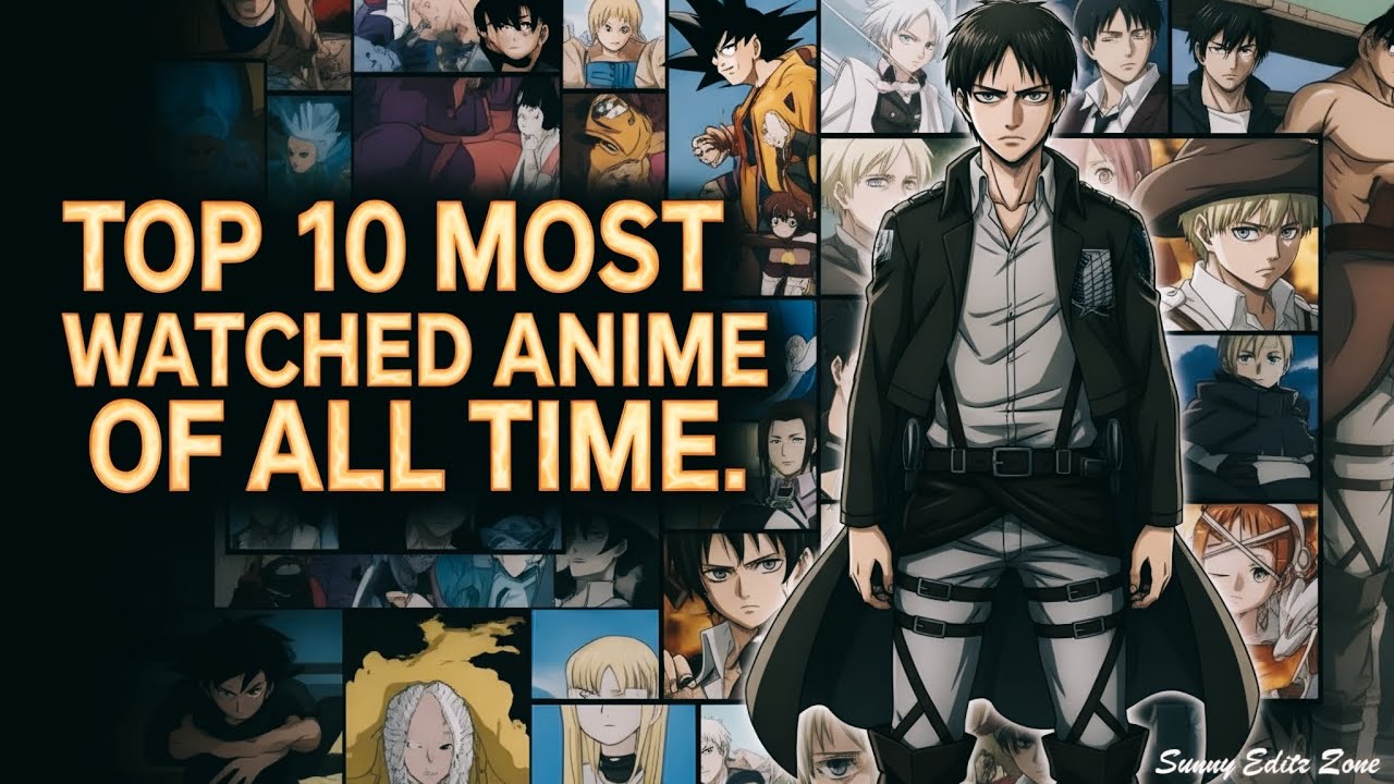 🔥 Top 10 Most Watched Anime EVER! 😱📺 - YouTube