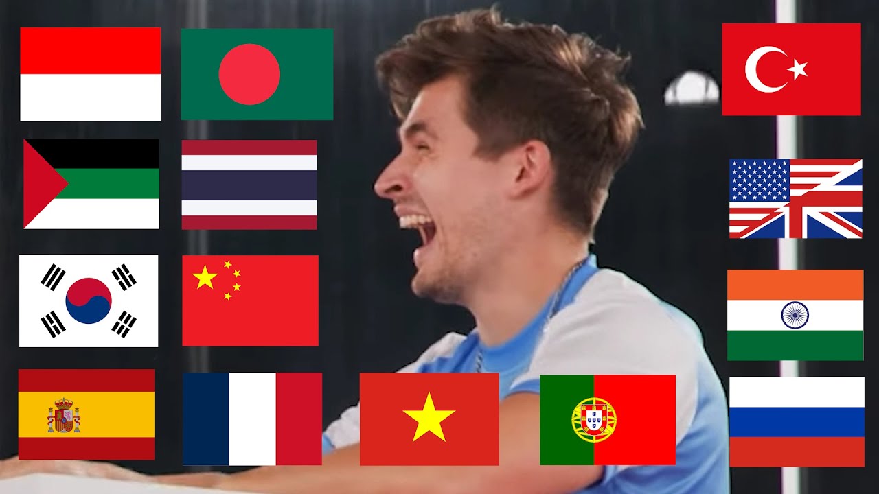 Ludwig Laugh in 14 different languages | LUDWIG LAUGH FROM MrBEST - YouTube