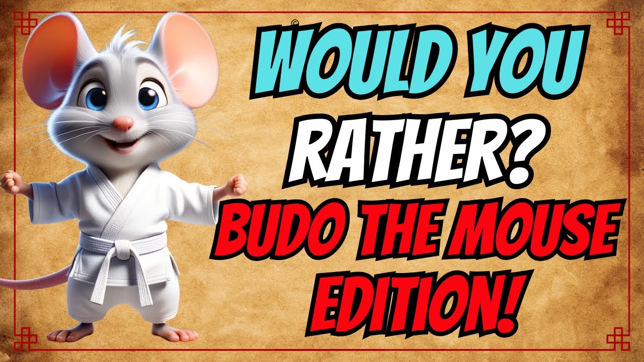 🐭Would you Rather?🐭| Budo the Mouse Brain Break | Games For Kids - YouTube