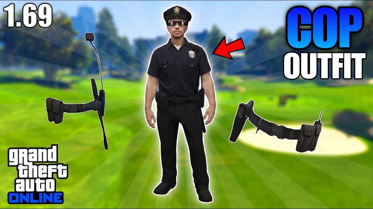 *UPDATED* HOW TO GET COP OUTFIT & BELT IN GTA 5 ONLINE 1.69! NO ...