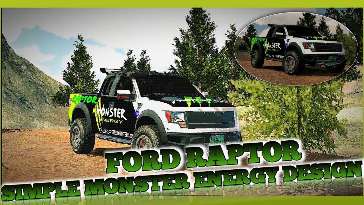 FORD RAPTOR MONSTER ENERGY DESIGN IN CAR PARKING MULTIPLAYER || CPM ...