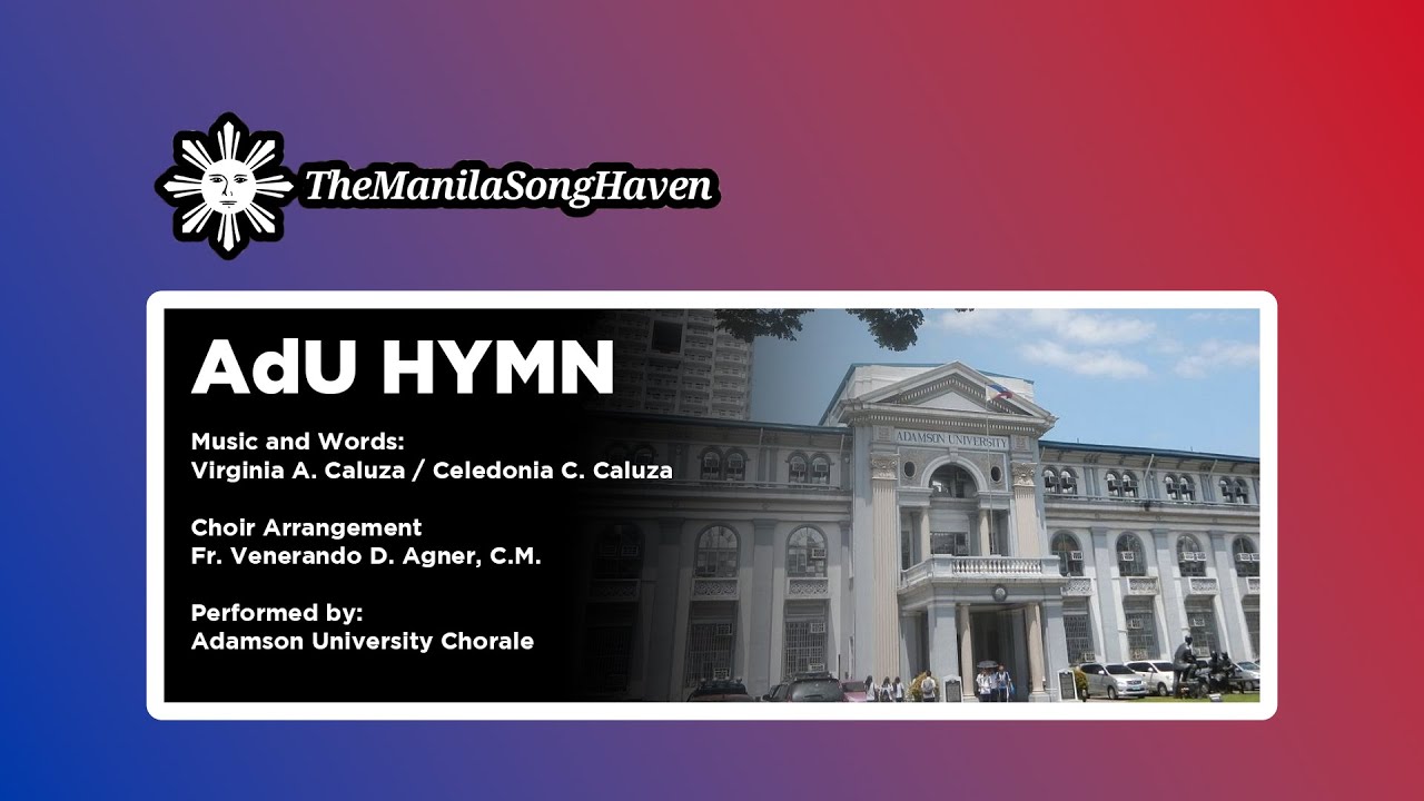 "Adamson Hymn" - Adamson University Chorale - YouTube