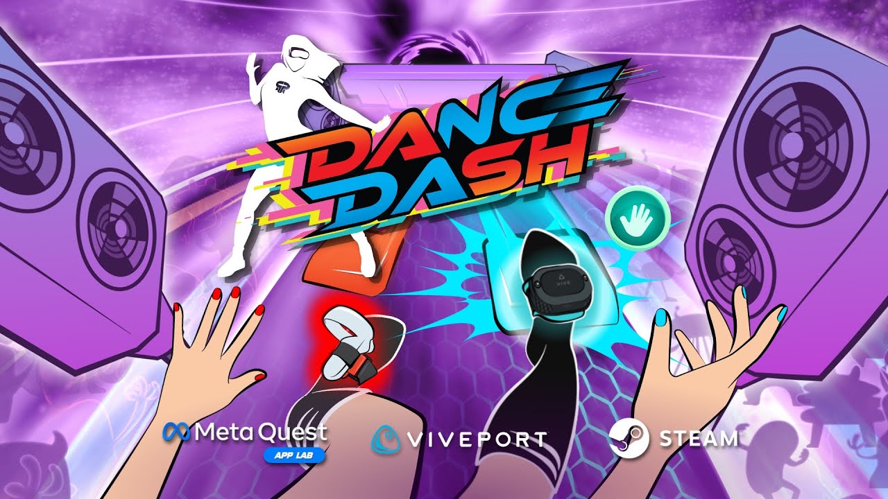Dance Dash | Full Body VR Rhythm Game + Trackstraps - YouTube