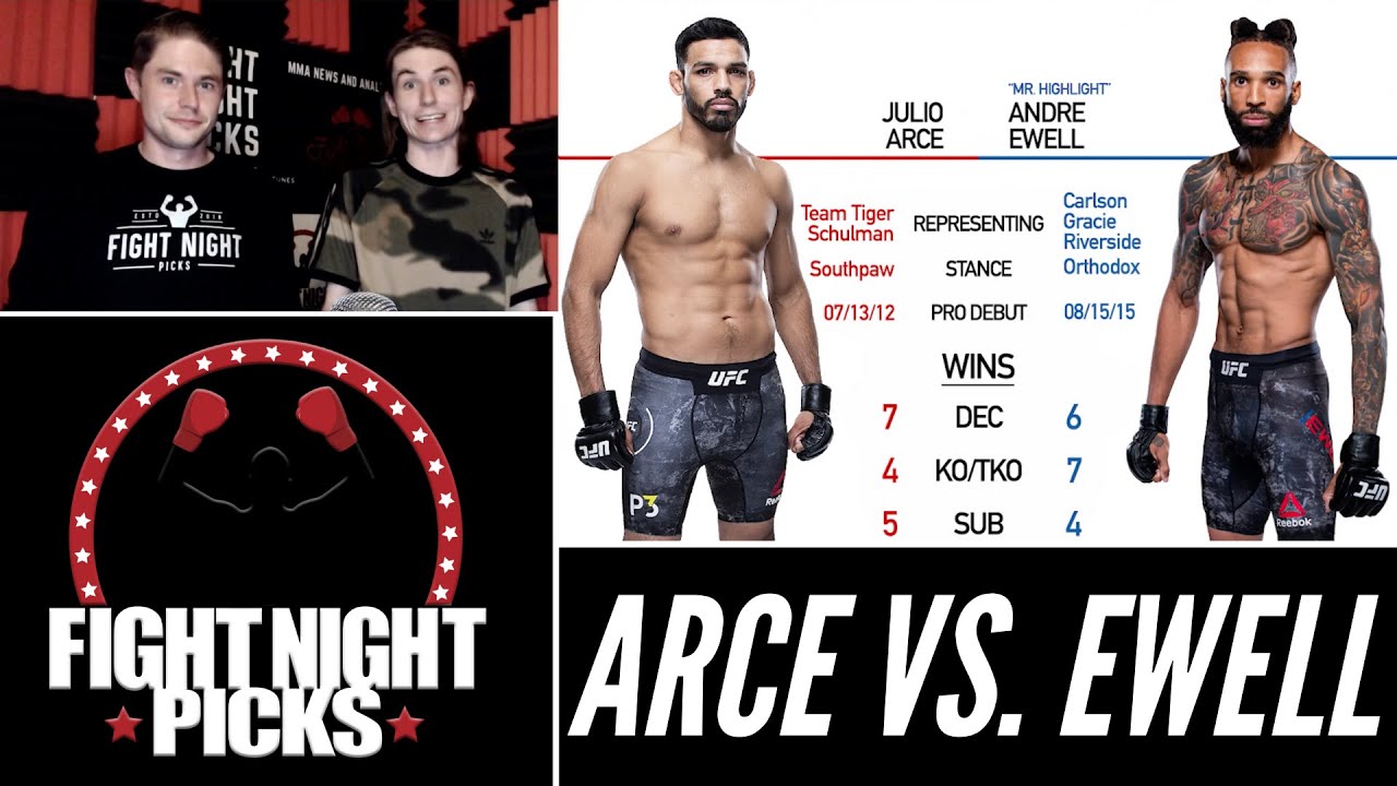 UFC Fight Night: Julio Arce vs. Andre Ewell Prediction - YouTube