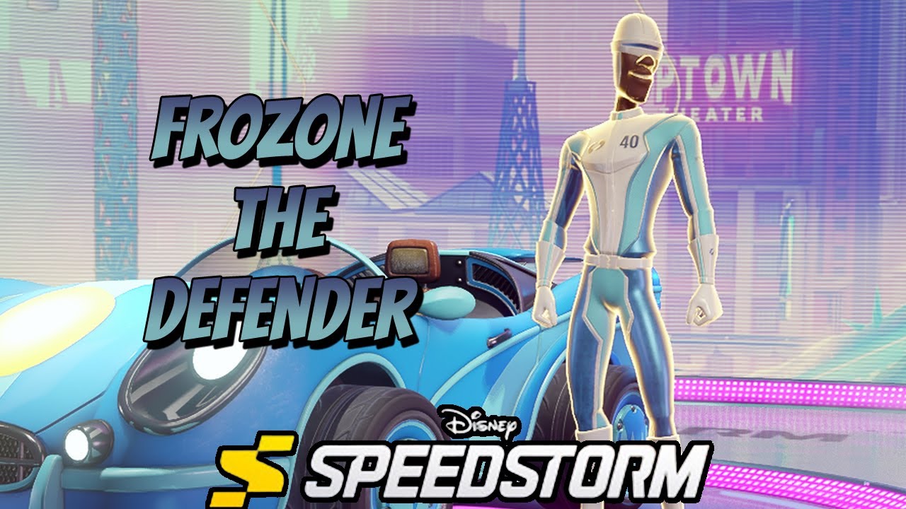 Frozone The Defender in Disney Speedstorm - YouTube