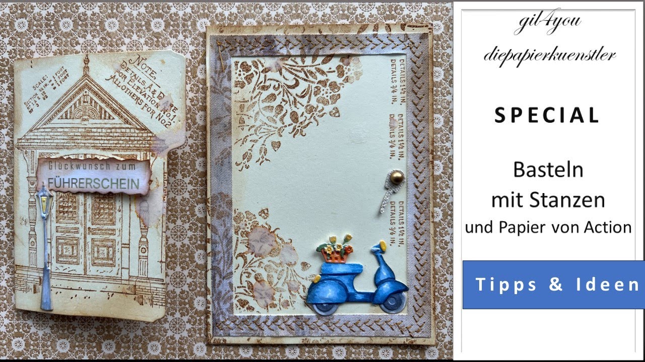 Basteln mit Stanzen: Kleine Tipps und Ideen für ACTIONFANS - YouTube