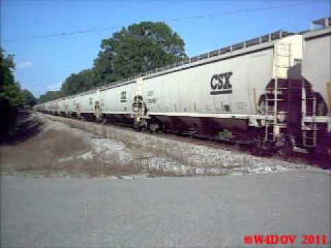 CSX Grain Train 06/20/11 - YouTube