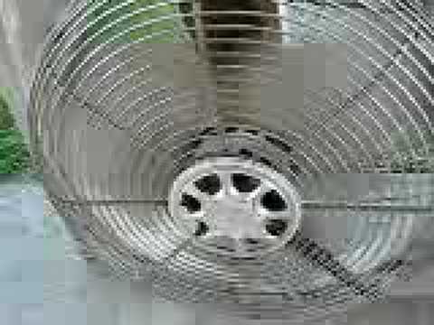 vintage window box fan - YouTube