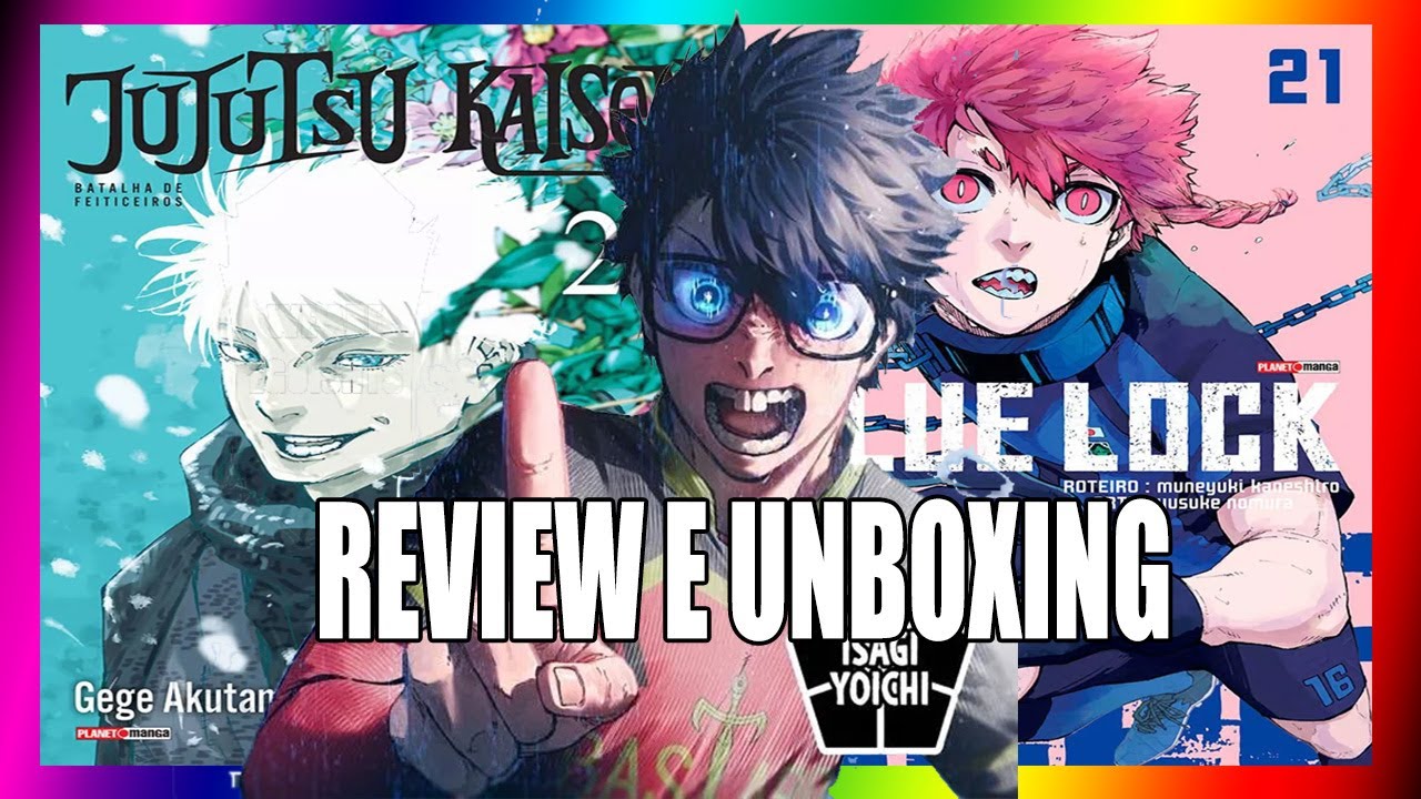 Unboxing e Review de BLUE LOCK VOL 21 e JUJUTSU KAISEN VOL 26 - YouTube