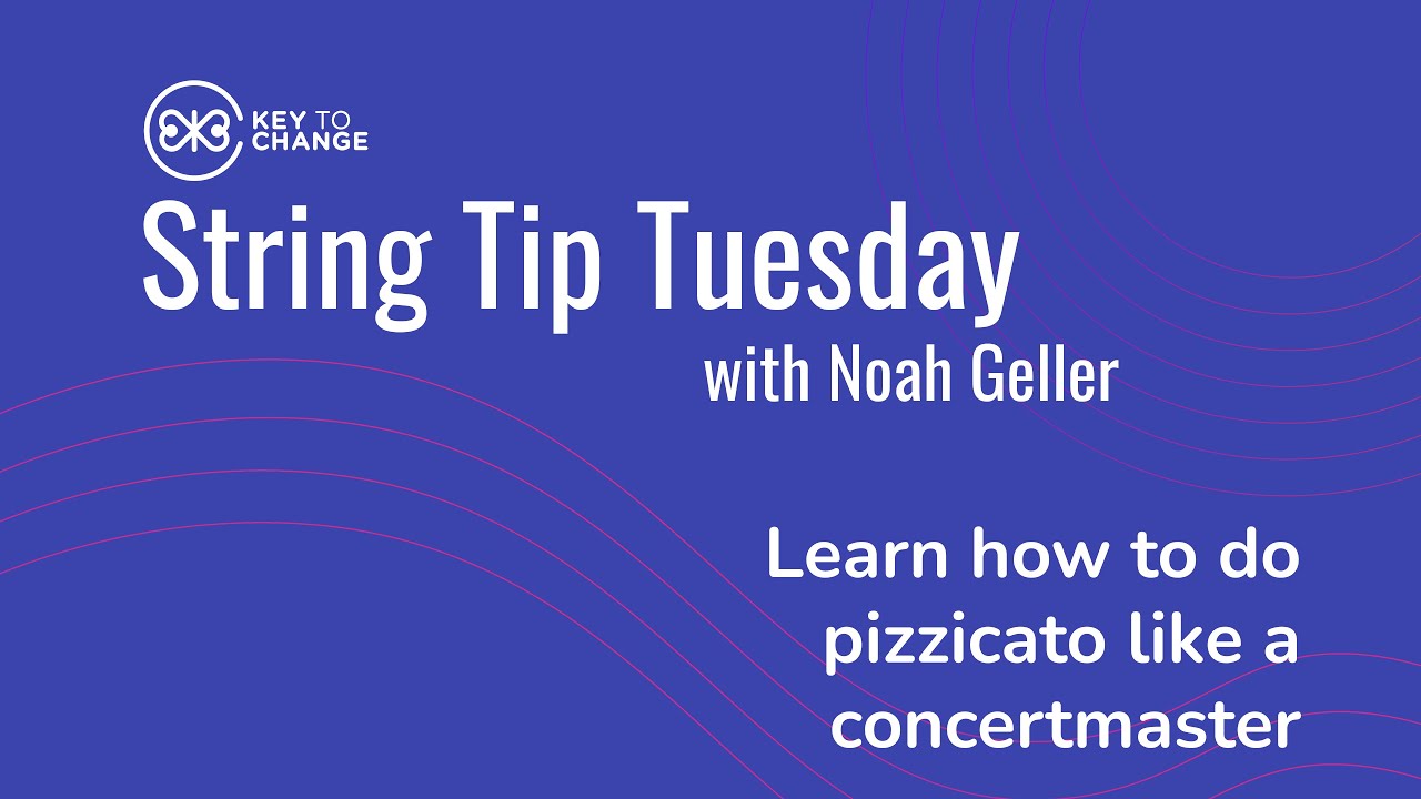 Pizzicato with Noah Geller - String Tip Tuesday - YouTube