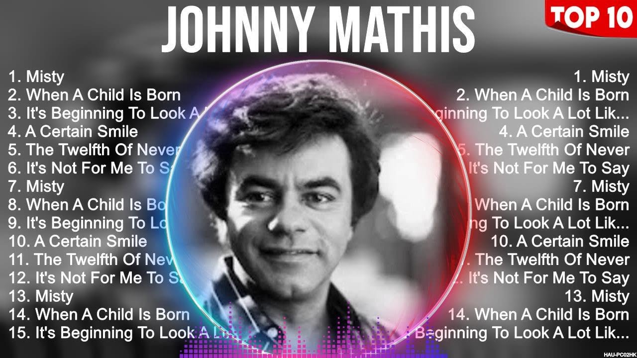 Johnny Mathis Greatest Hits Full Album ️ Full Album ️ Top 10 Hits of ...