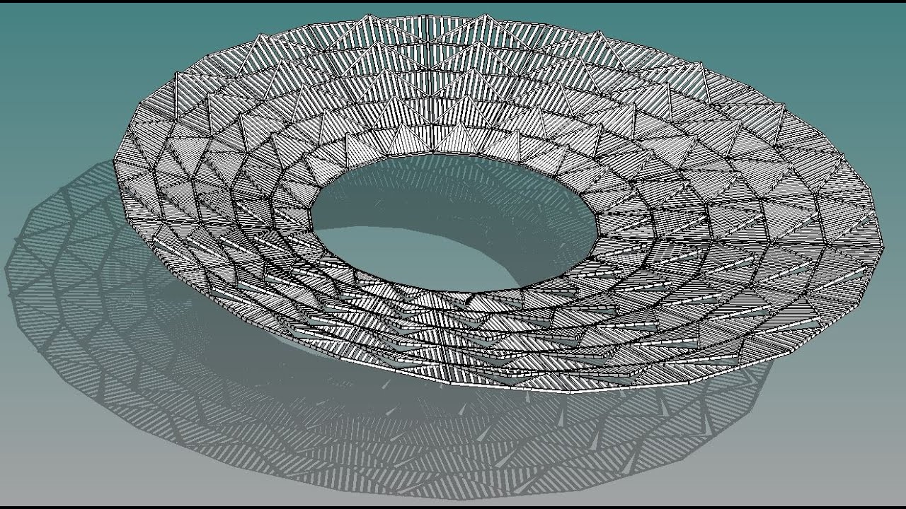 Revit Exercise (Day 232) - Roof structure using mass/curtain panel ...