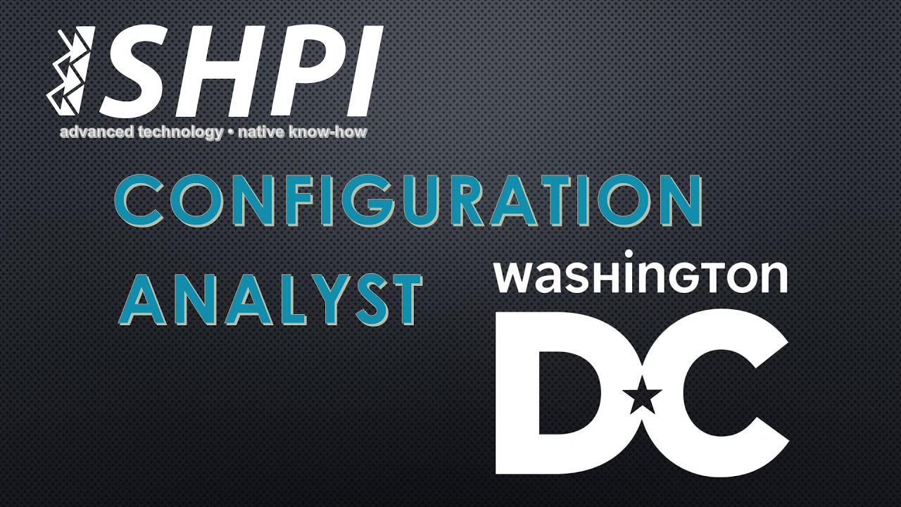 Configuration Analyst Washington DC - YouTube
