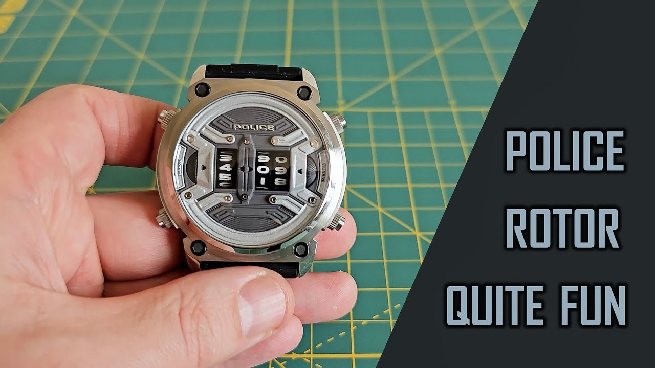 Police Rotor watch PEWJP2228503 review and quick manual #policewatch # ...