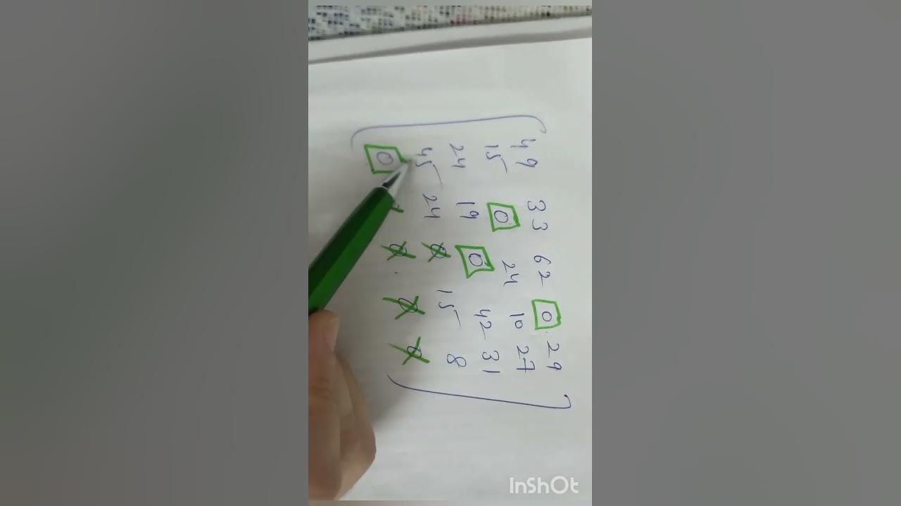 lec.2 Assignment problem .unbalanced n maximization case - YouTube