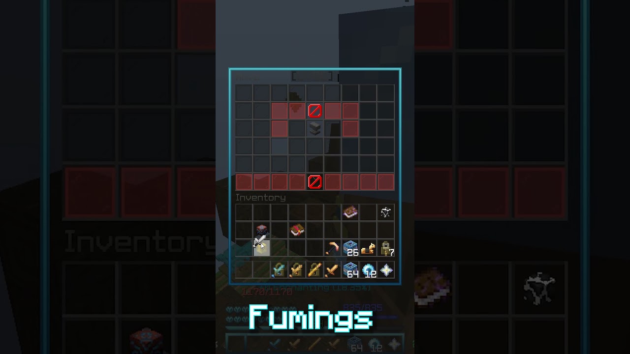 CRAFTING THE *HYPERION* SWORD | (Hypixel Skyblock) #shorts #minecraft # ...