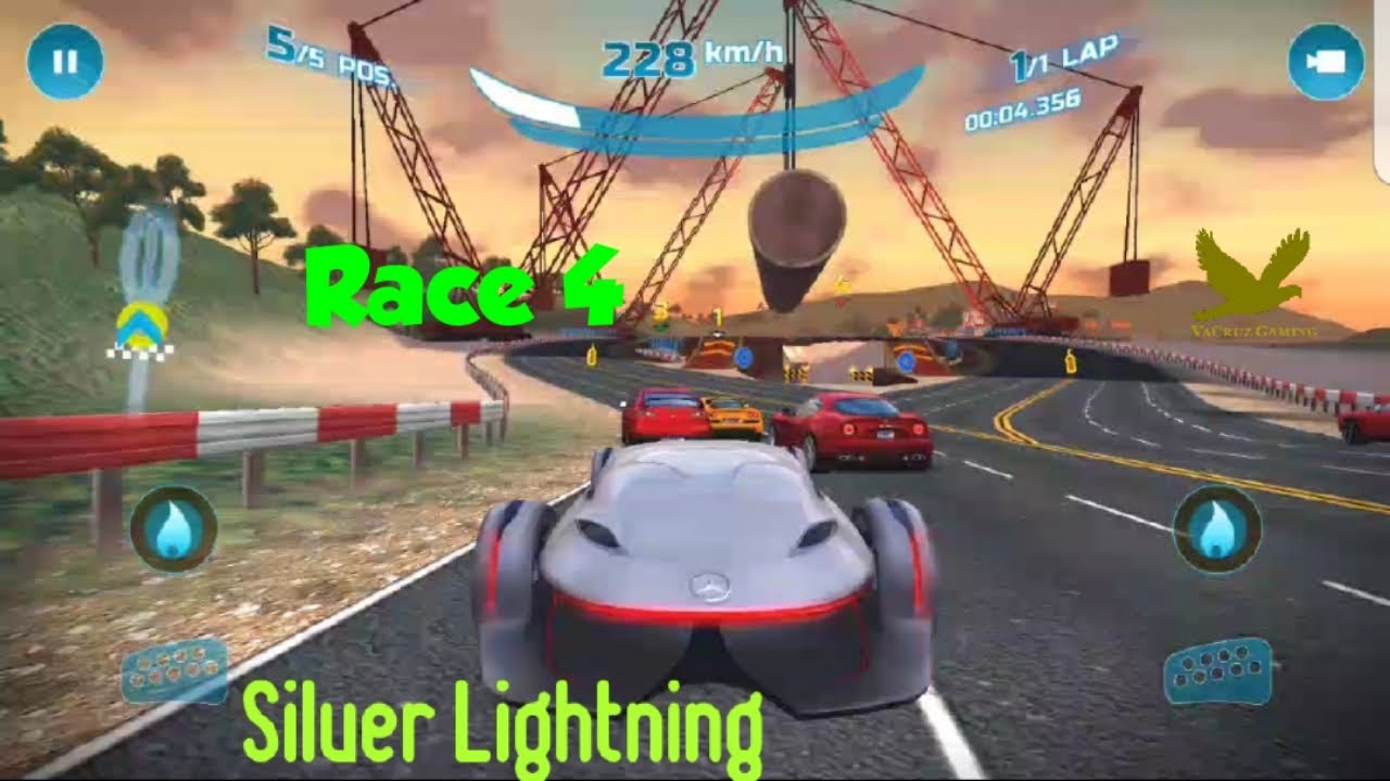 Asphalt Nitro Race #4 Masterclass - Mercedes- Benz Silver Lightning ...