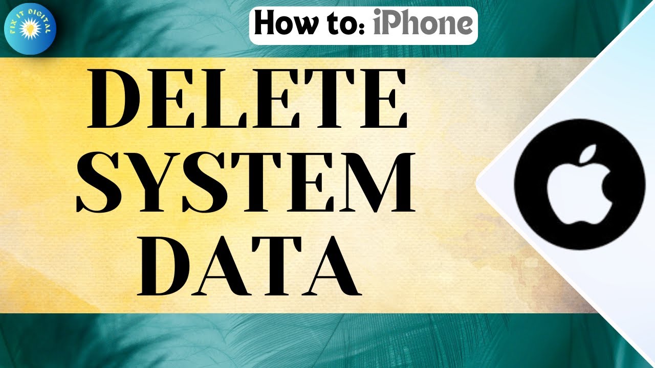 How To Clear System Data On iPhone and Free up Storage | Clear System ...