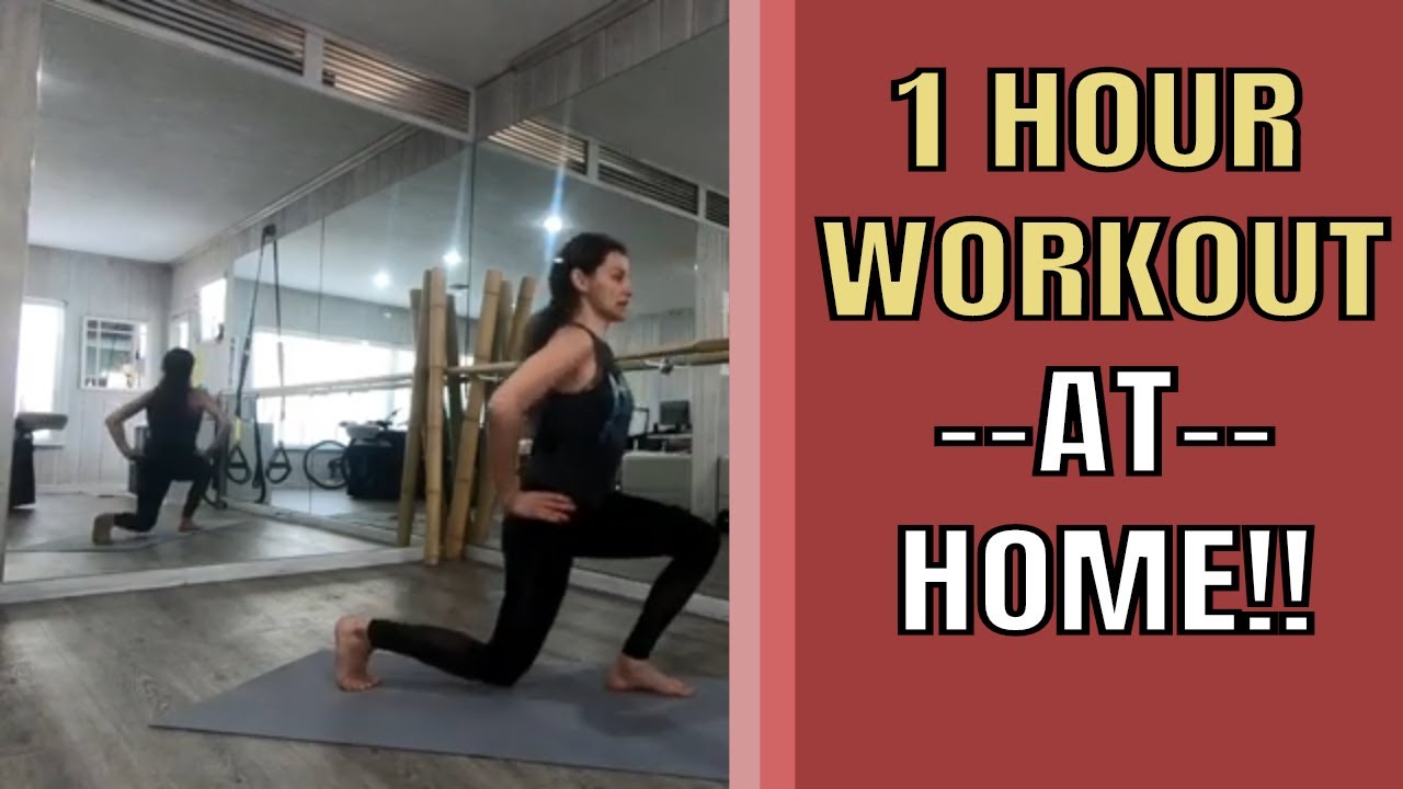 1 HOUR TRAINING AT HOME! •CYBER FITNESS• - YouTube