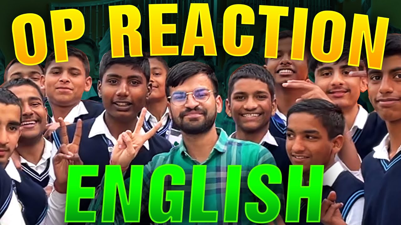 ENGLISH EXAM Reaction | Boards 2024 - YouTube