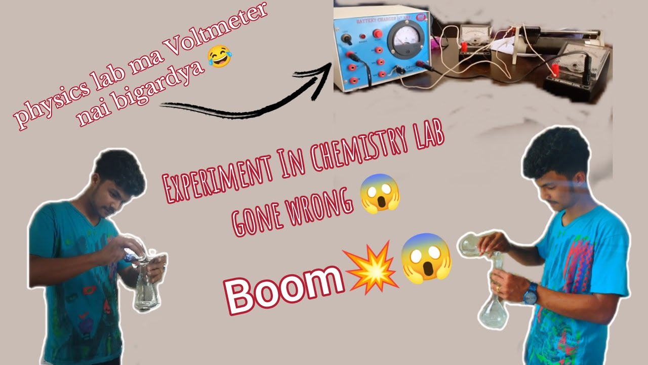 Experiment in chemistry lab gone wrong.. |@SPK Vlog| dhamaka in ...