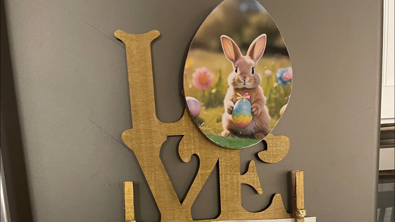 @plaidcrafts Decorative ArtWork display holder - YouTube