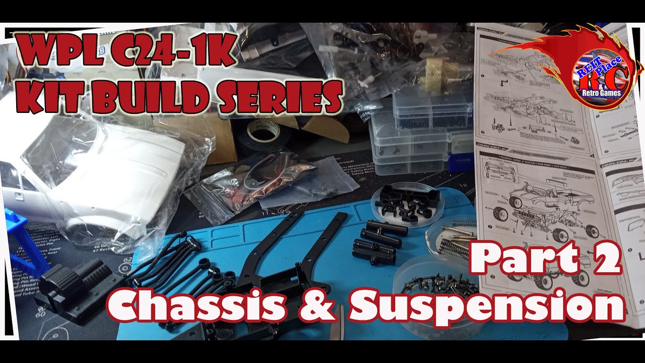 WPL C24-1K Kit Build Series - Part 2 - Chassis & Suspension - YouTube