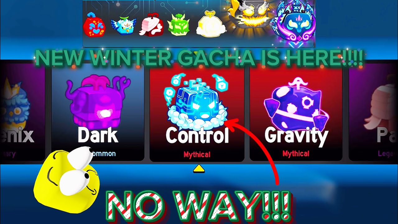 Blox Fruits HOLIDAY UPDATE IS INSANE?!?! Winter Gacha + New Fruit Skins ...