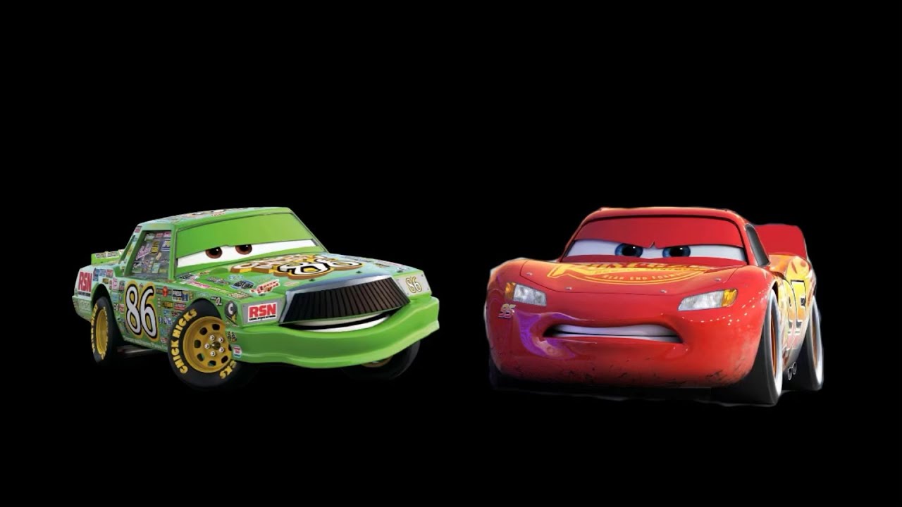 Cars The Big Reveal Lightning McQueen and Chick Hicks (@BrandonJones ...