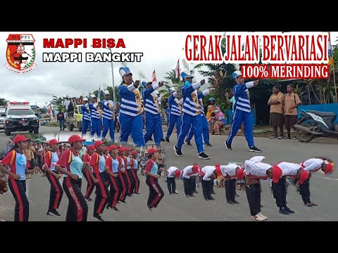 MAPPI BANGKIT GERAK JALAN BERVARIASI TAHUN 2022 BIKIN MERINDING 😱 - YouTube