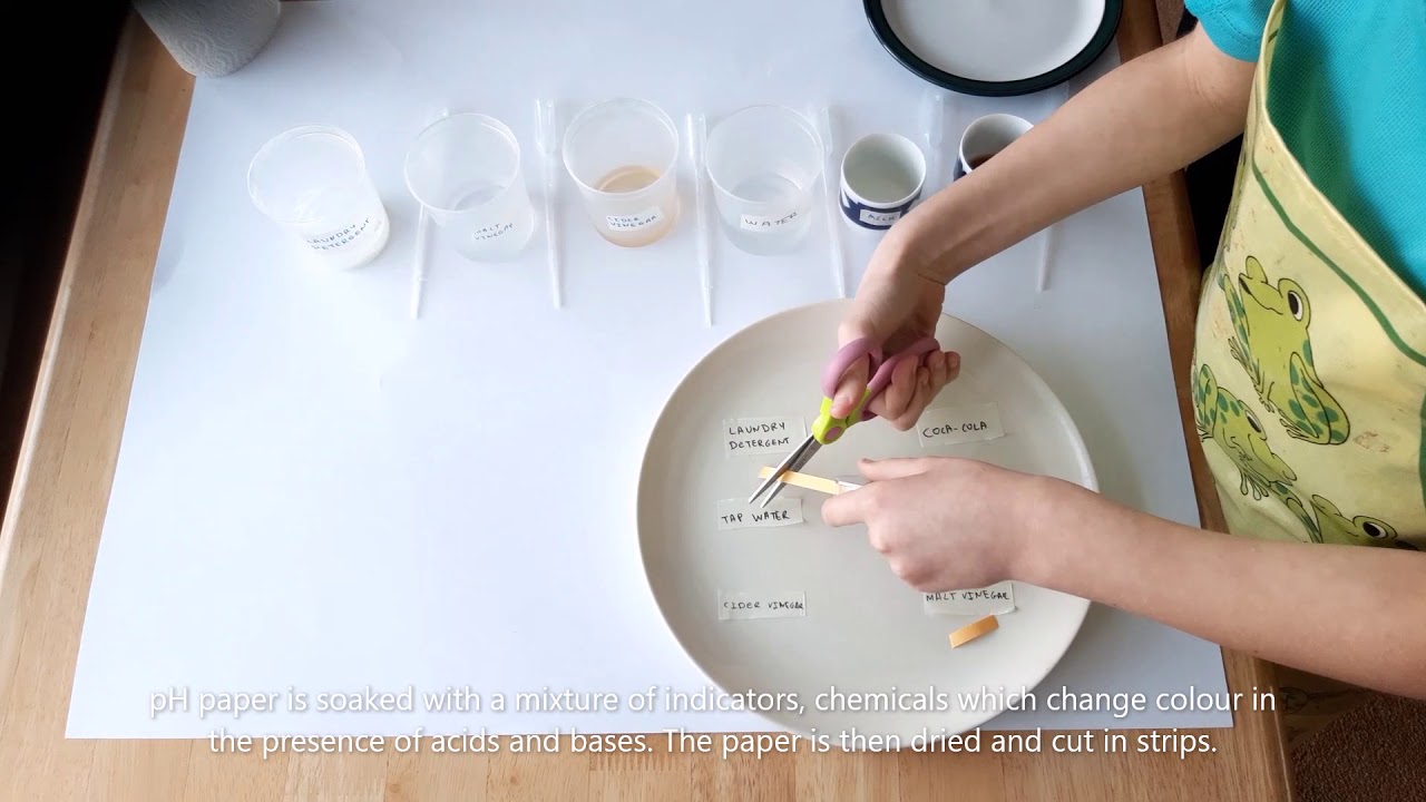 pH paper part 1 - YouTube