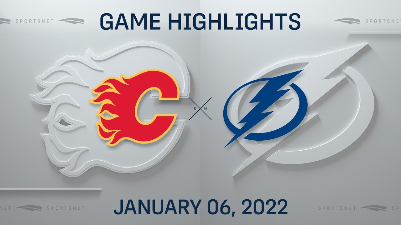 NHL Highlights | Flames vs. Lightning - Jan. 6, 2022 - YouTube
