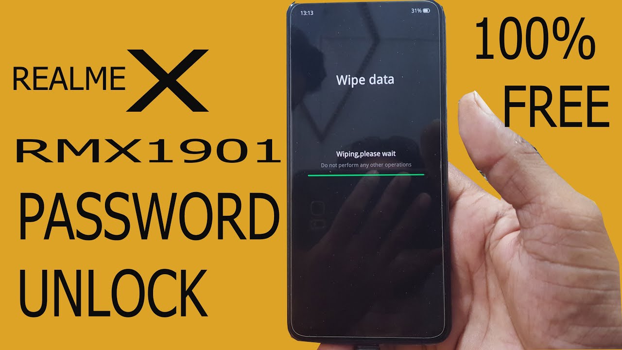 REALME X RMX1901 PASSWORD UNLOCK 100% FREE - YouTube