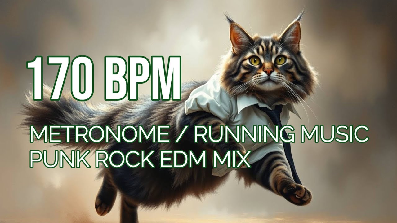 170 BPM Running & Workout Mix | 90 Mins | 170 BPM Metronome | Workout ...