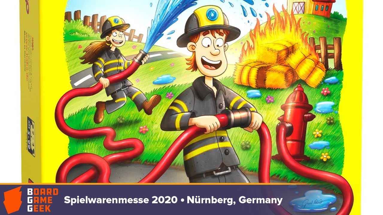 In A Flash Firefighters — game preview at Spielwarenmesse 2020 - YouTube