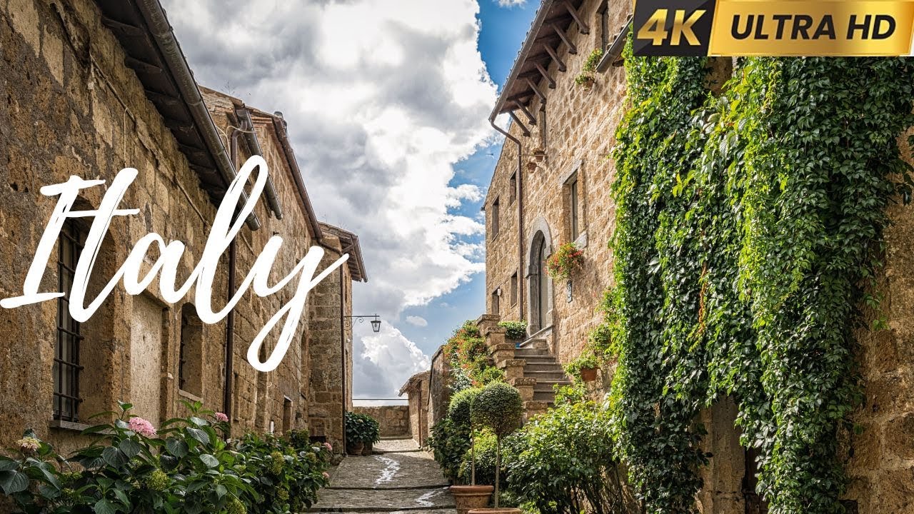 Italy 4k- Breathtaking Nature Bath With Relaxing Calming Music ...