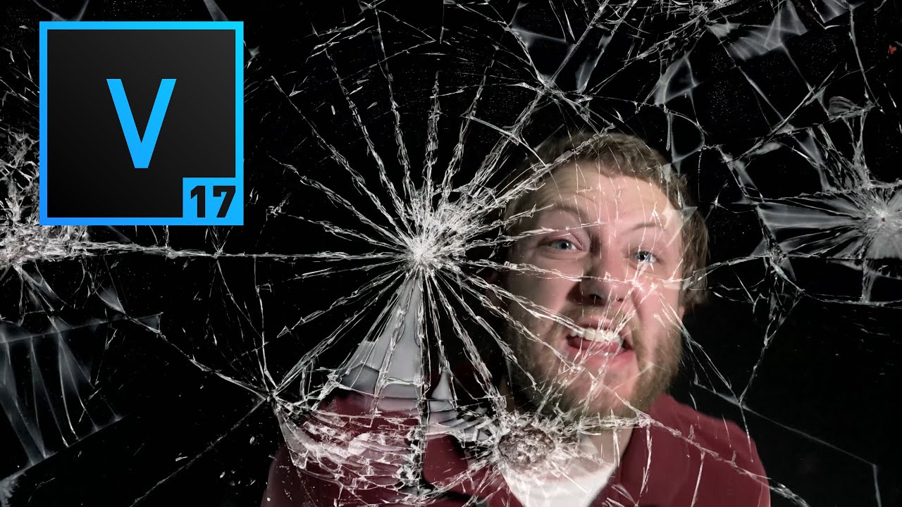 How to Create the Screen Break Effect in Vegas Pro 17 - YouTube