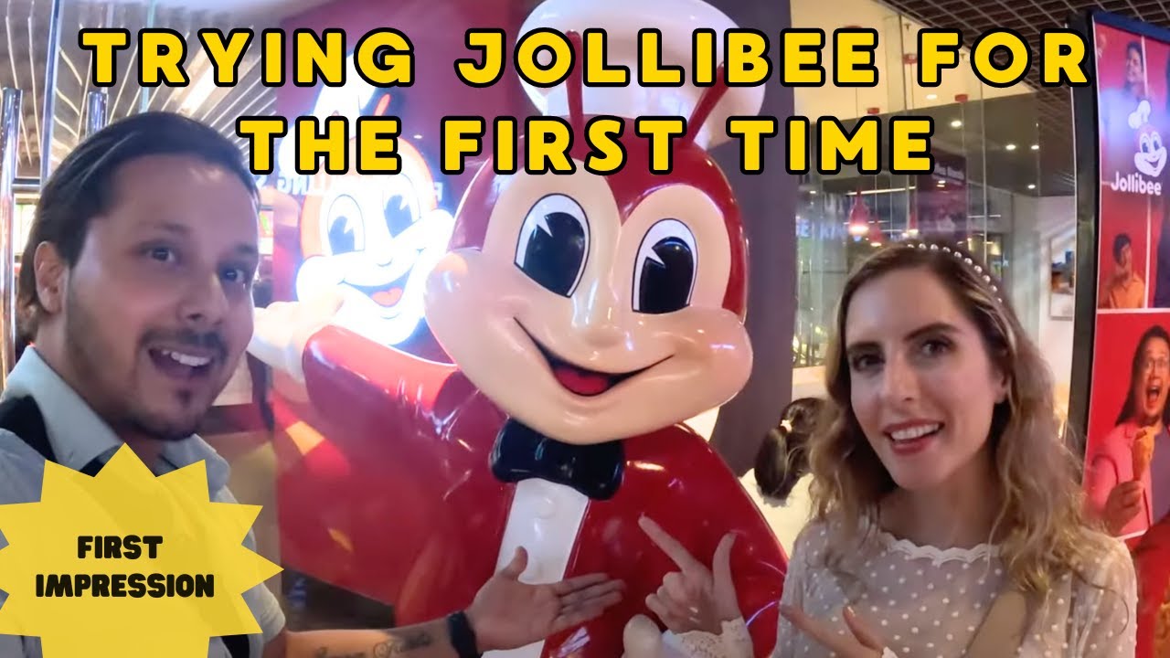 First Time Trying Jollibee! Filipino Fast Food Adventure + exploring ...