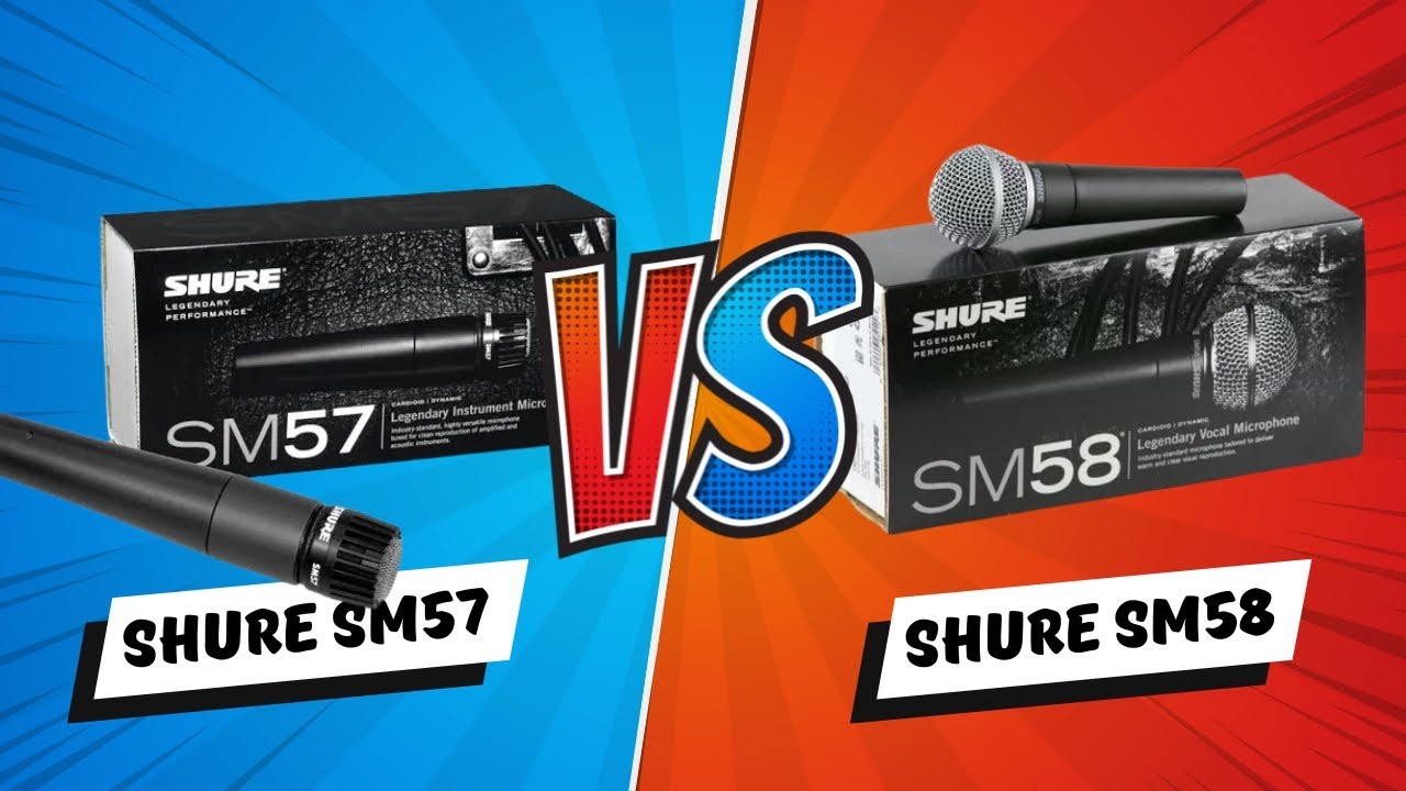 Shure SM57 vs Shure SM58: ¿Cuál es el MEJOR micrófono para ti? - YouTube