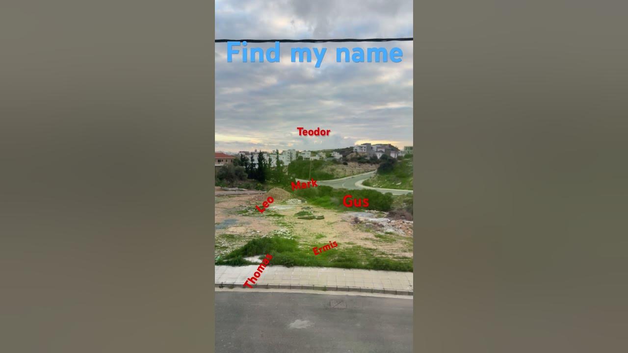 If you found my name, please go to comments and type yes - YouTube