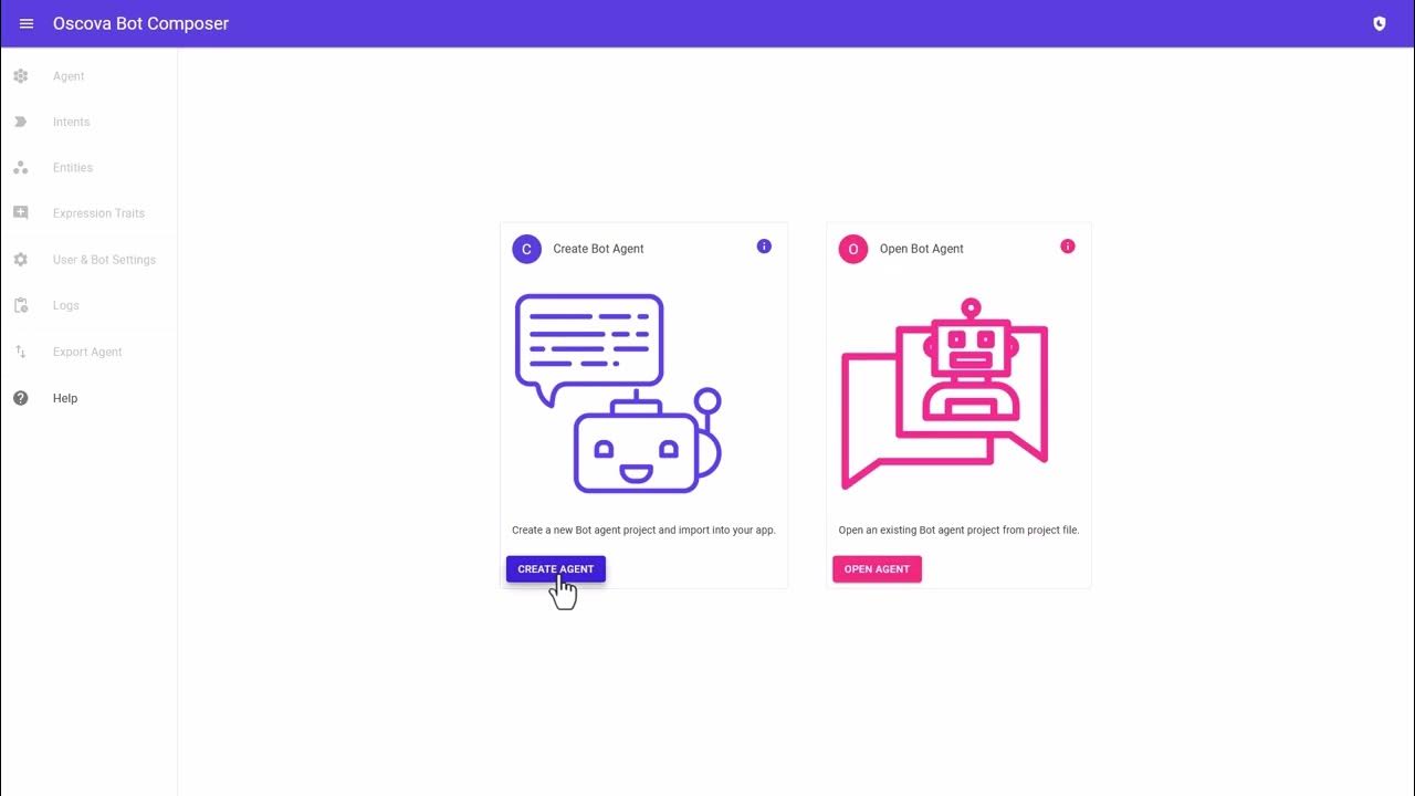 Oscova Bot Composer | Creating a Bot Agent - YouTube