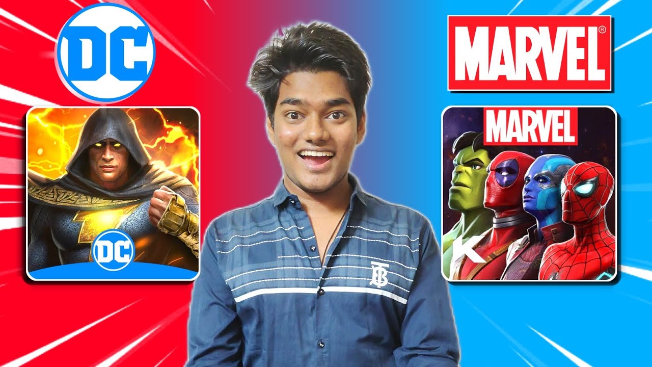 playing MARVEL & DC Game to Find Which is better? - YouTube