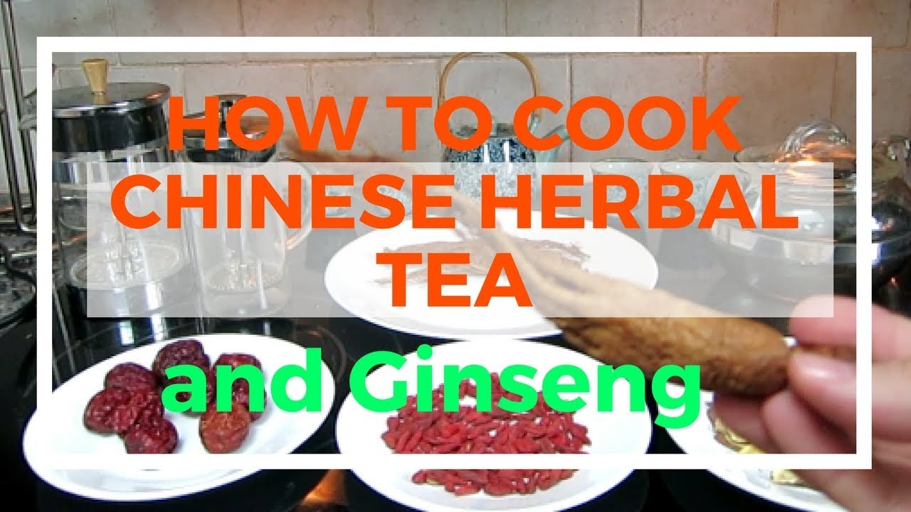 How to cook Chinese herbal tea and Ginseng - YouTube