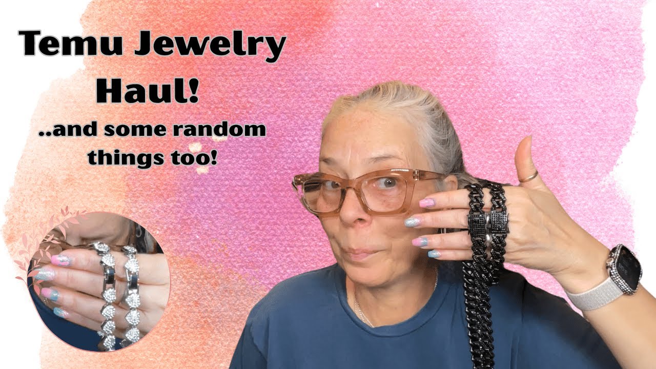 Temu jewelry.. and a few random things! - YouTube