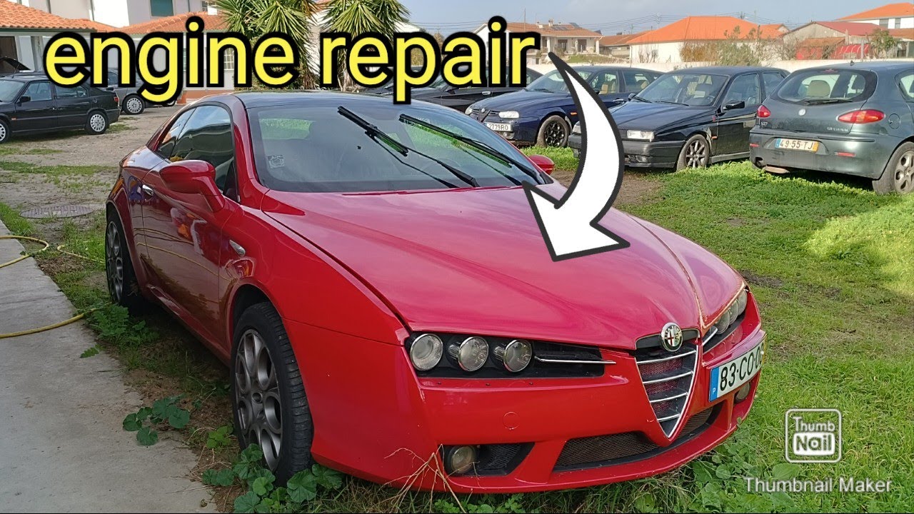 Engine Assembly 2.4 20V 200hp Alfa Romeo Brera. Engine Head and More ...