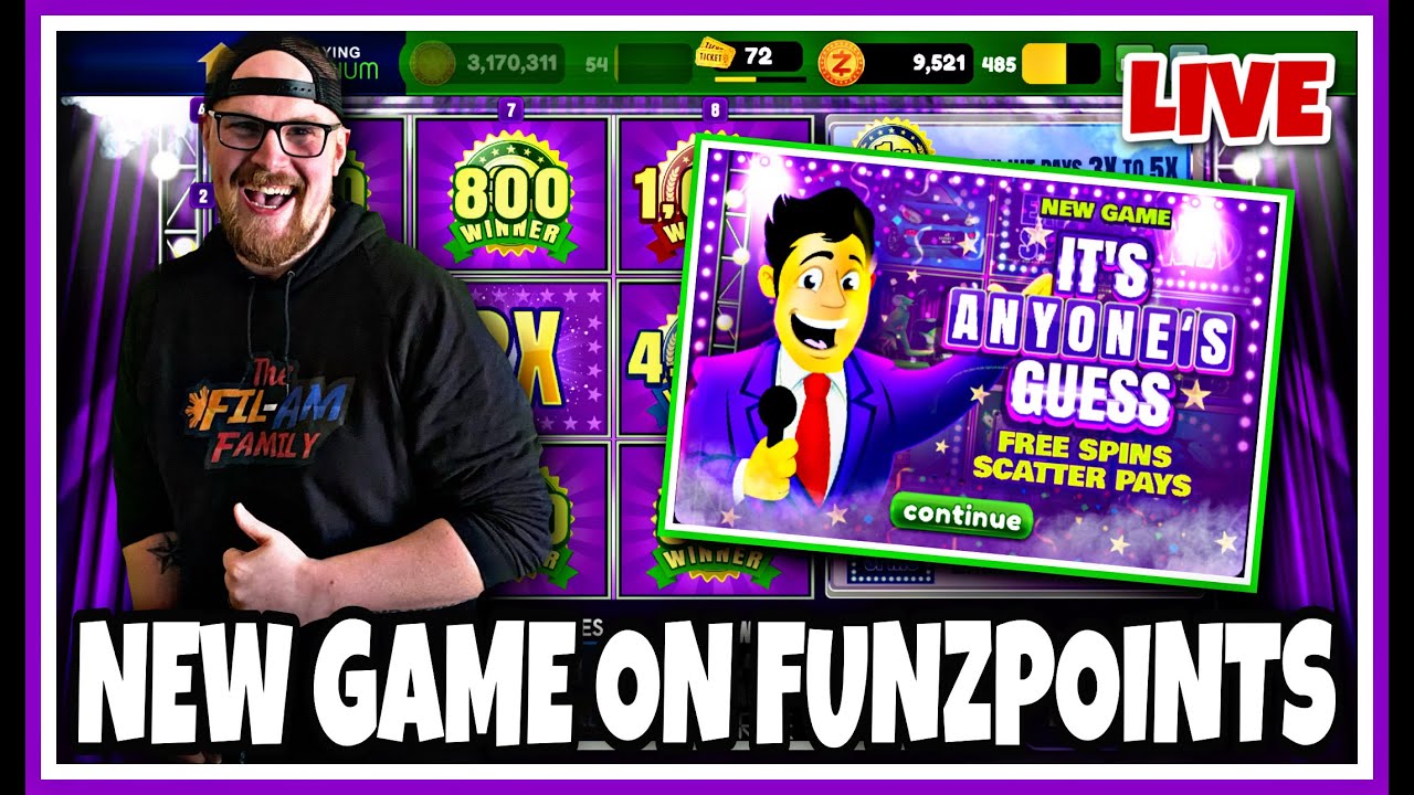 FUNZPOINTS | NEW GAME | IT'S ANYONE'S GUESS | LIVE | ONLINE SLOTS | WIN ...