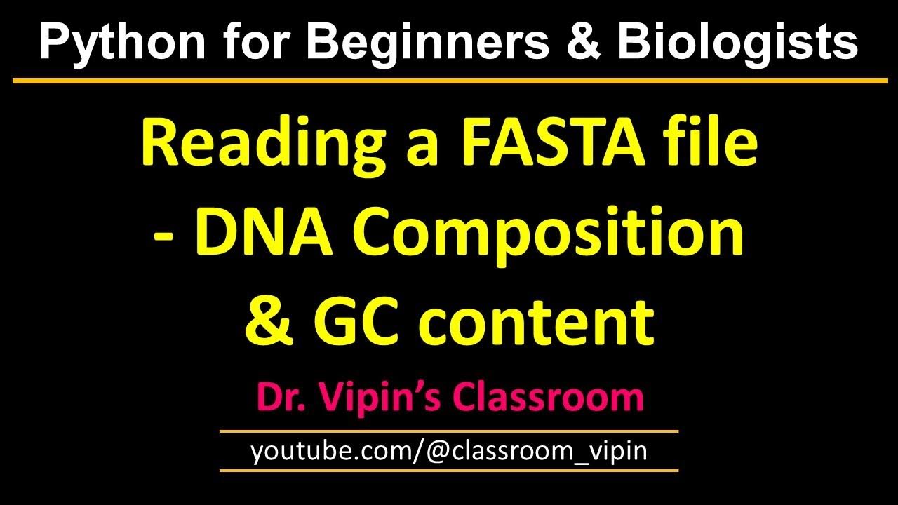 Reading Sequence From A Fasta File And Estimating Dna Composition And Gc Content Flags For