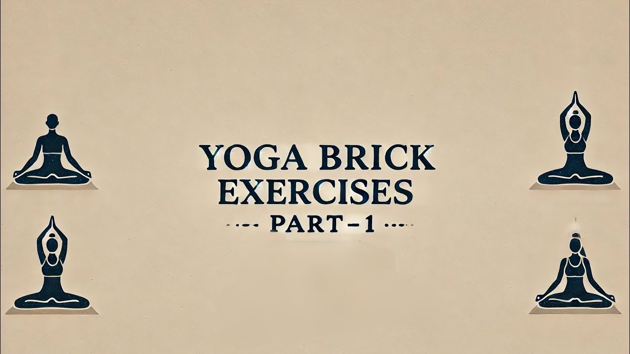Yoga Brick exercise part 1 - YouTube