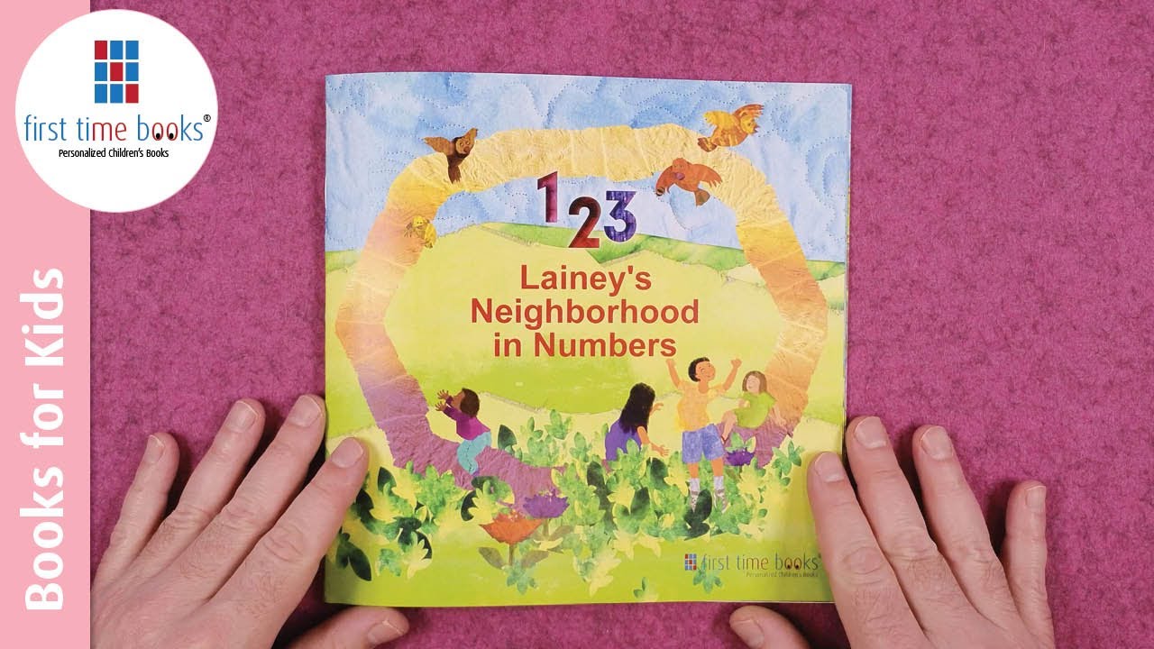 Lainey's Neighborhood in Numbers - Counting 1 to 10 - Personalized ...